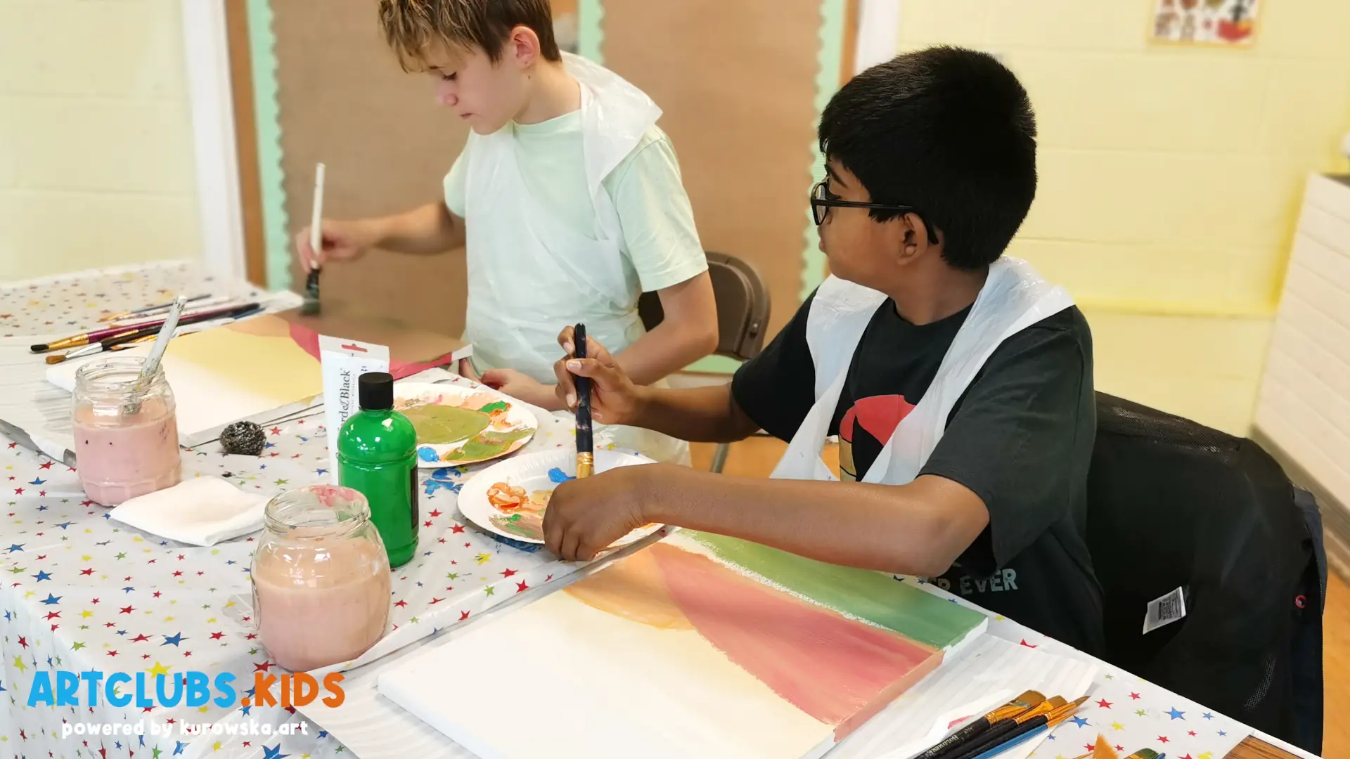 Swinging Sunset - Art Classes for Kids in Sutton Coldfield