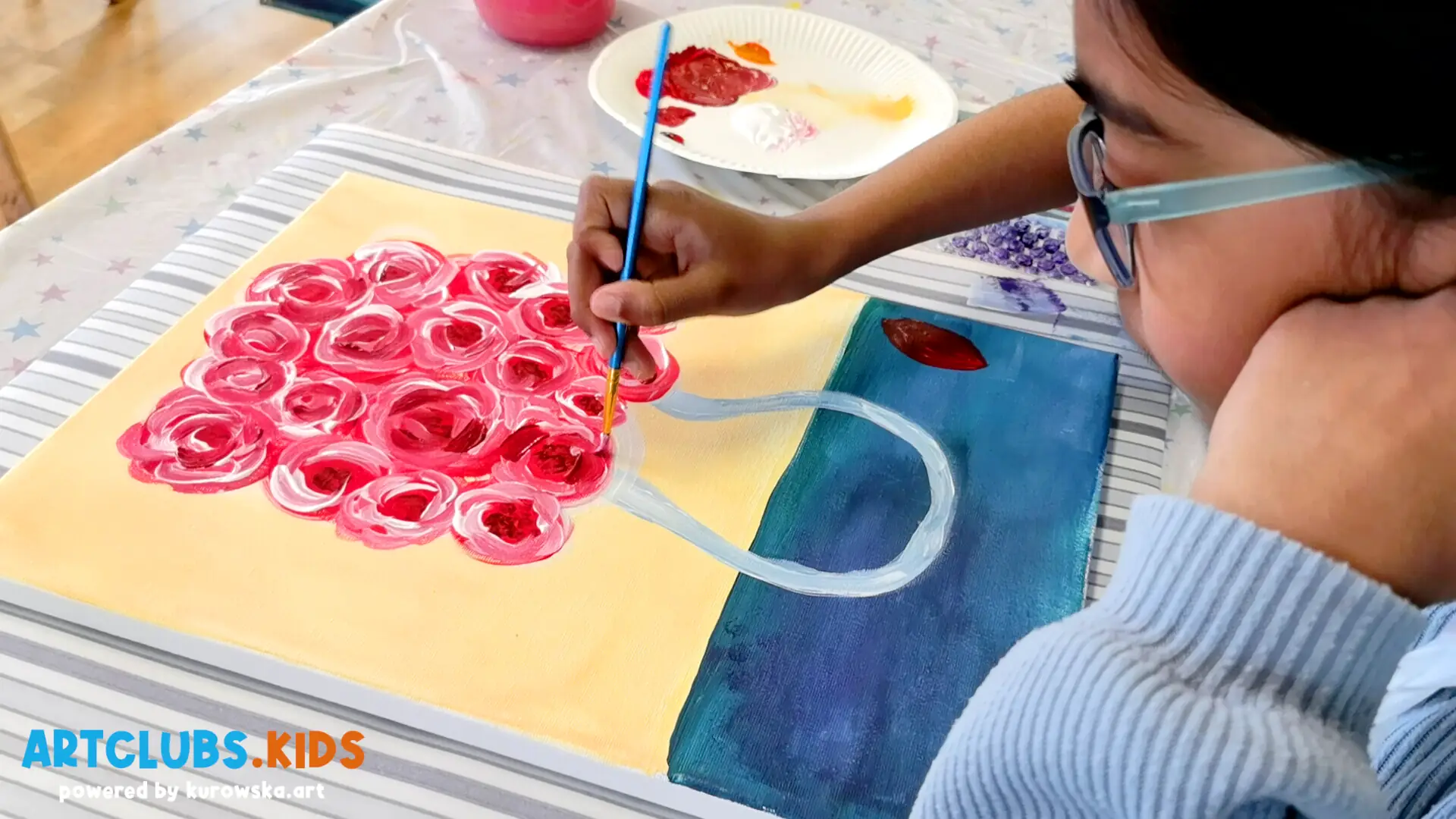 Bouquet of Roses - Art Classes for Kids in Sutton Coldfield
