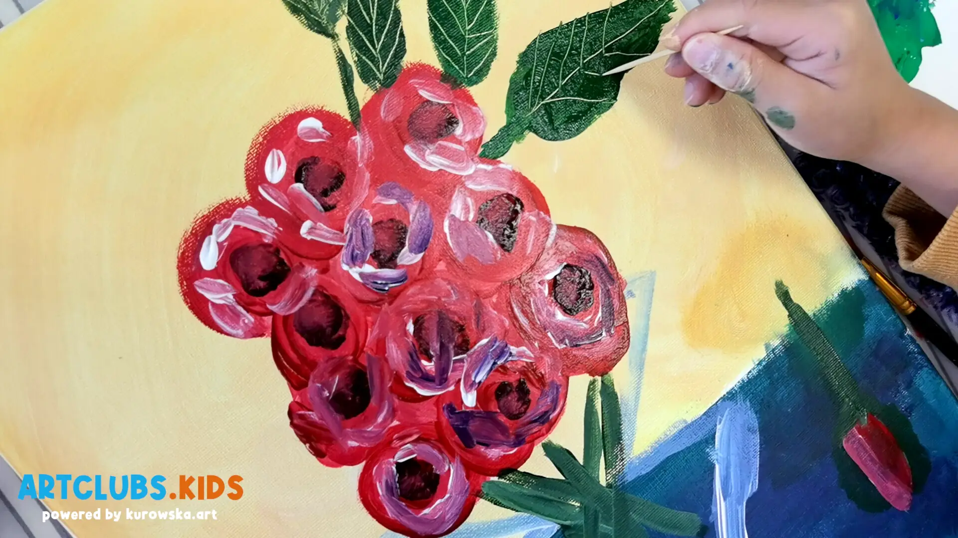 Bouquet of Roses - Art Classes for Kids in Sutton Coldfield