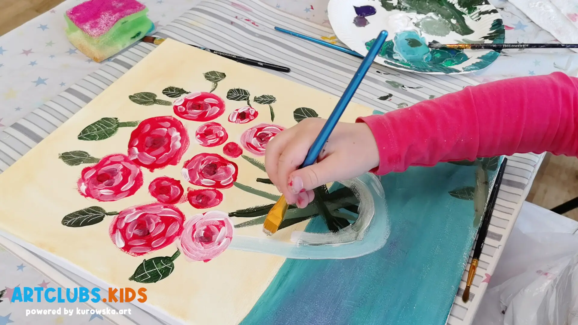 Bouquet of Roses - Art Classes for Kids in Sutton Coldfield