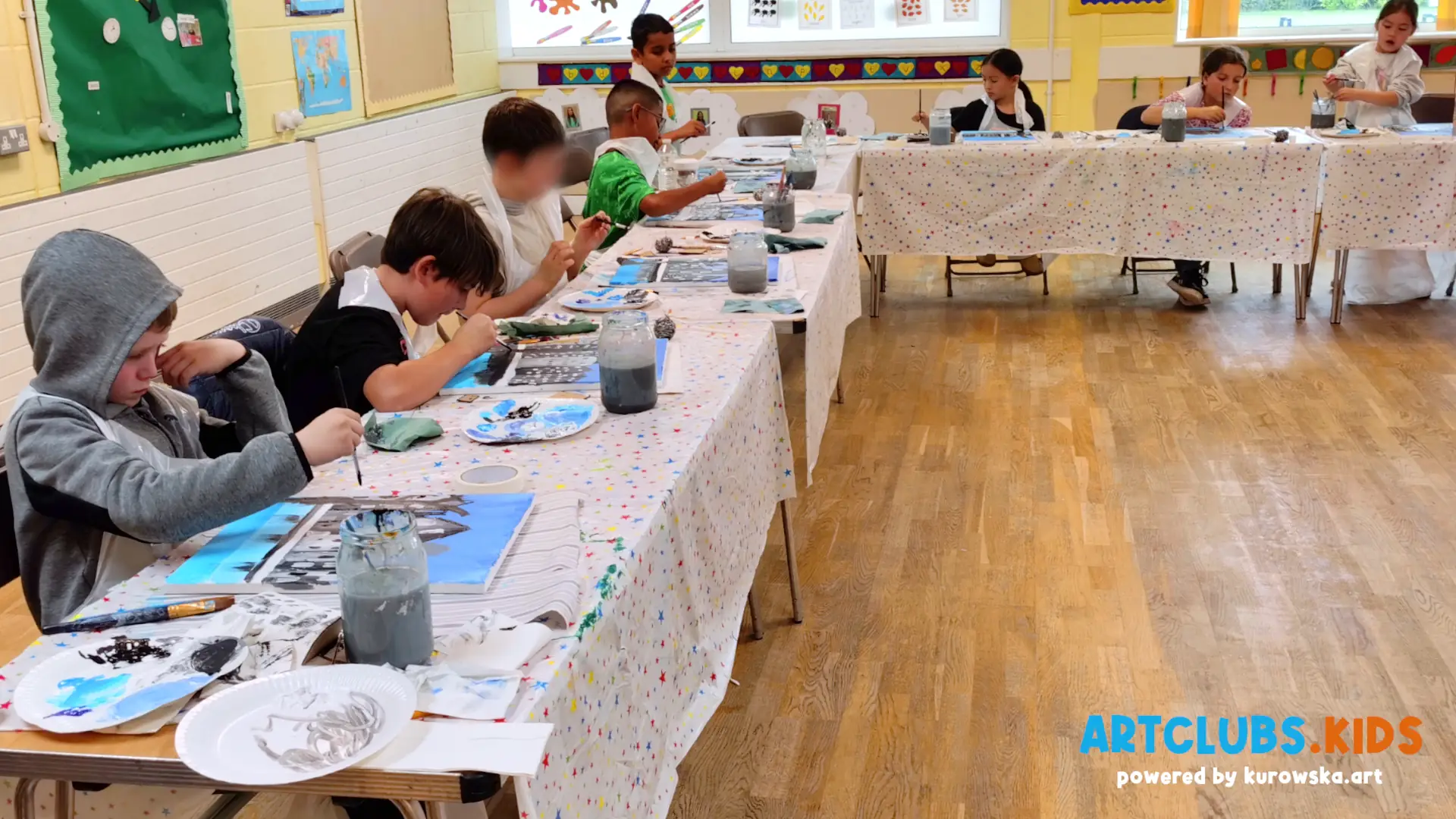 Evening Reflections - Art Classes for Kids in Sutton Coldfield