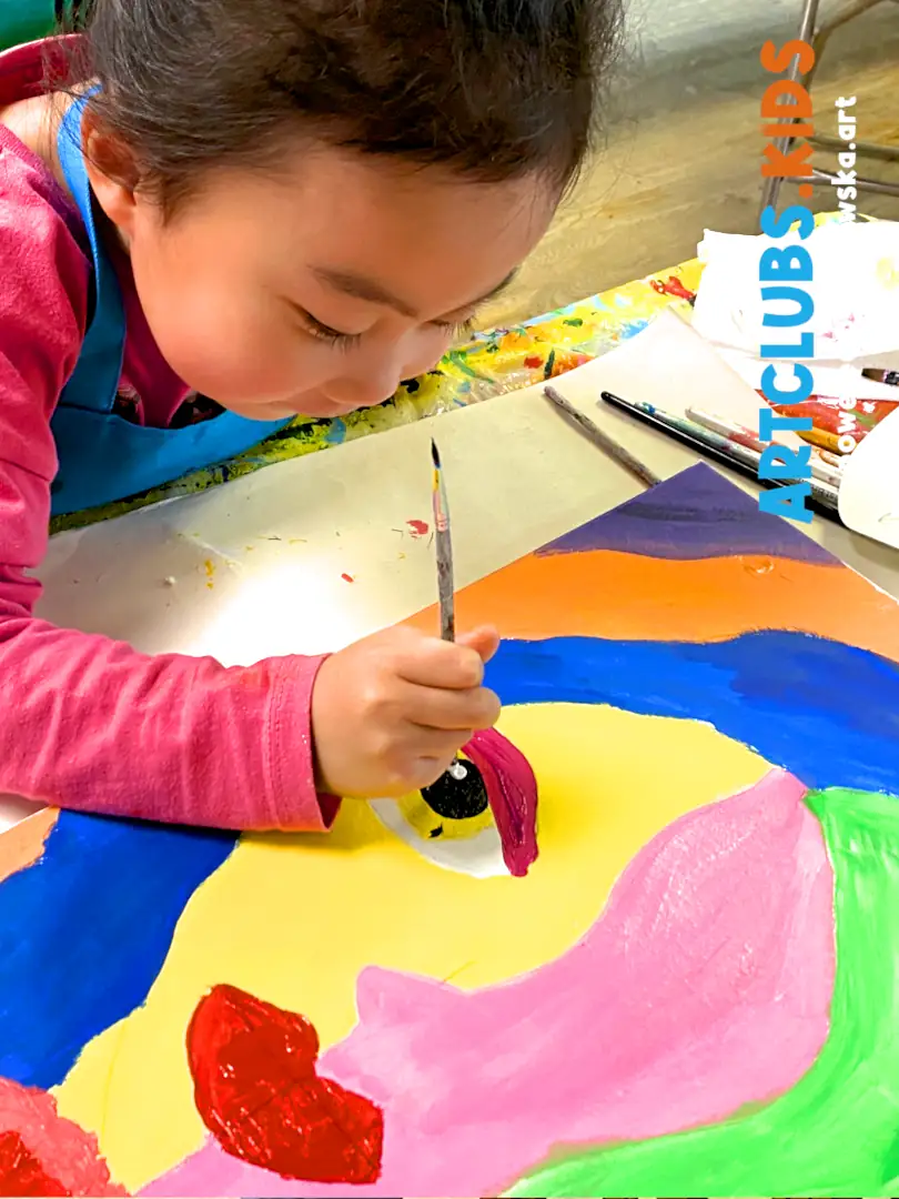 Painting Art Classes for Kids in Sutton Coldfield - Acrylic on Canvas